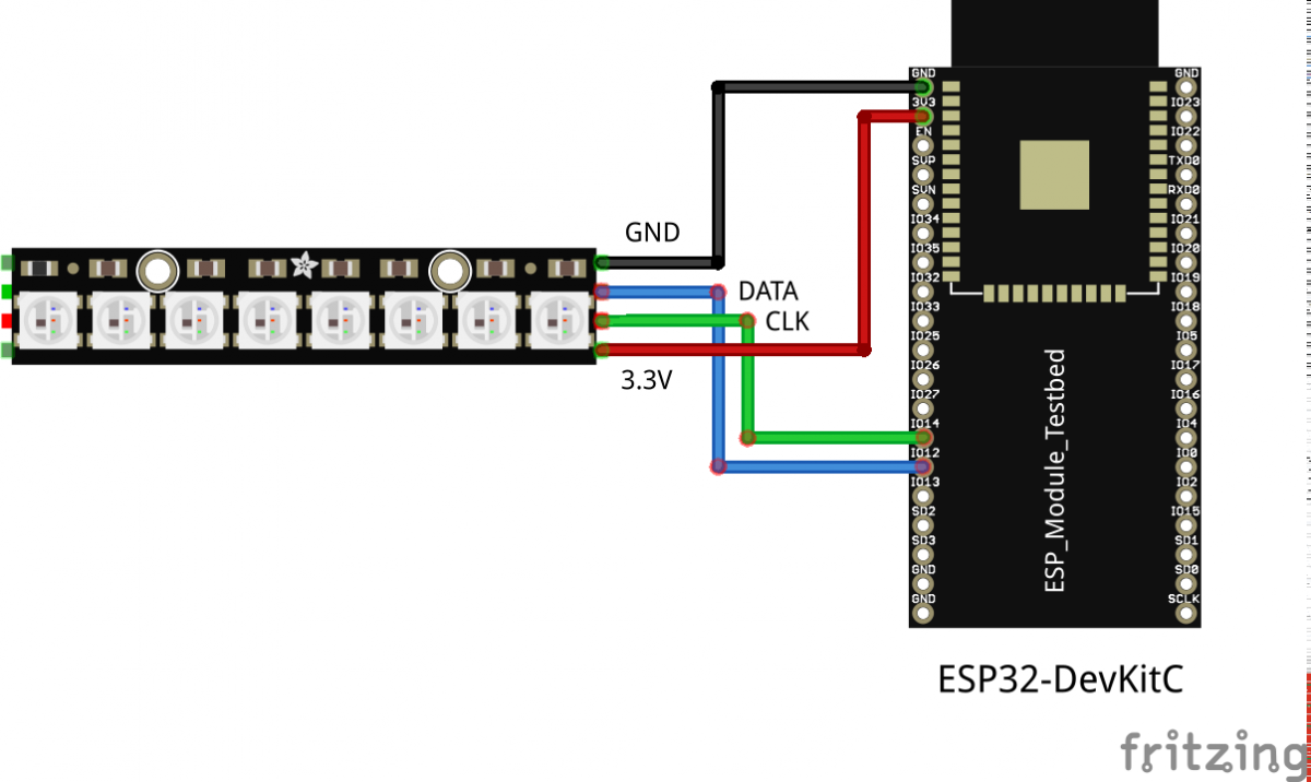 Esp32 And Blink で Dotstar制御 －球体pov製作への道 その8－ Homemadegarbage