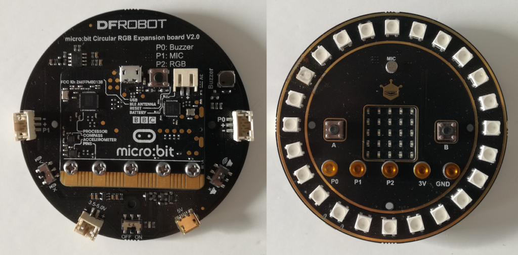 Dfrobot Microbit Circular Rgb Led Expansion Board を使ってみた 電子工作