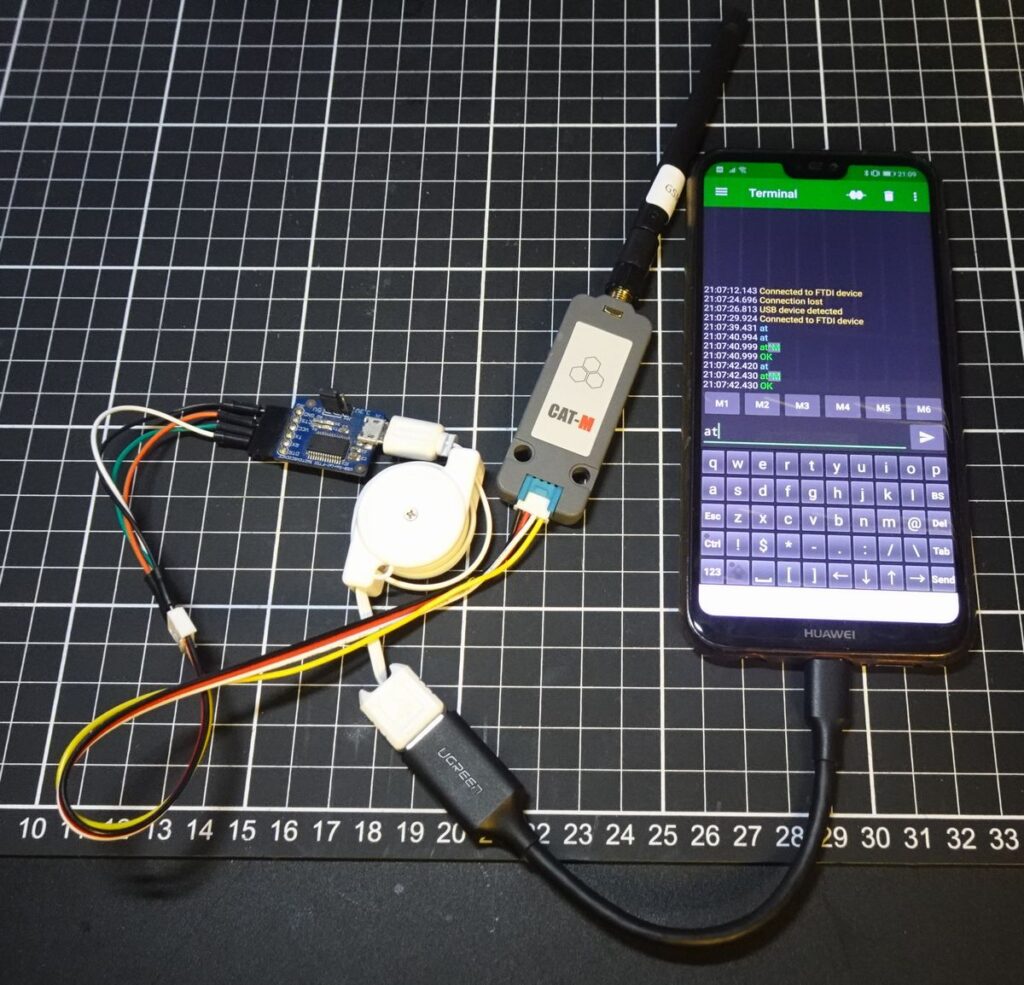 M5Stack UnitCatM で位置情報取得 - IoT - HomeMadeGarbage