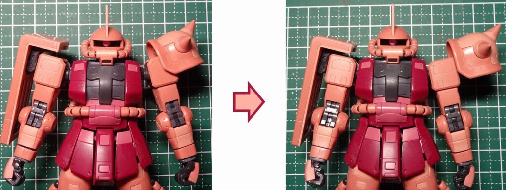 RG シャア専用ザク つくった - 工作・ハンドメイド - HomeMadeGarbage