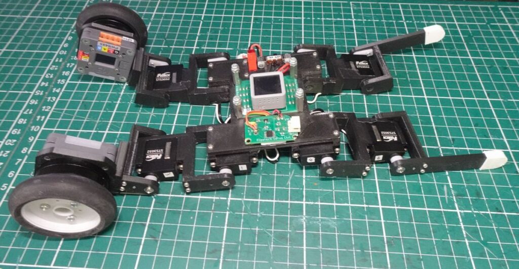 Roller485 で Wheel-Legged Robot - 電子工作 - HomeMadeGarbage