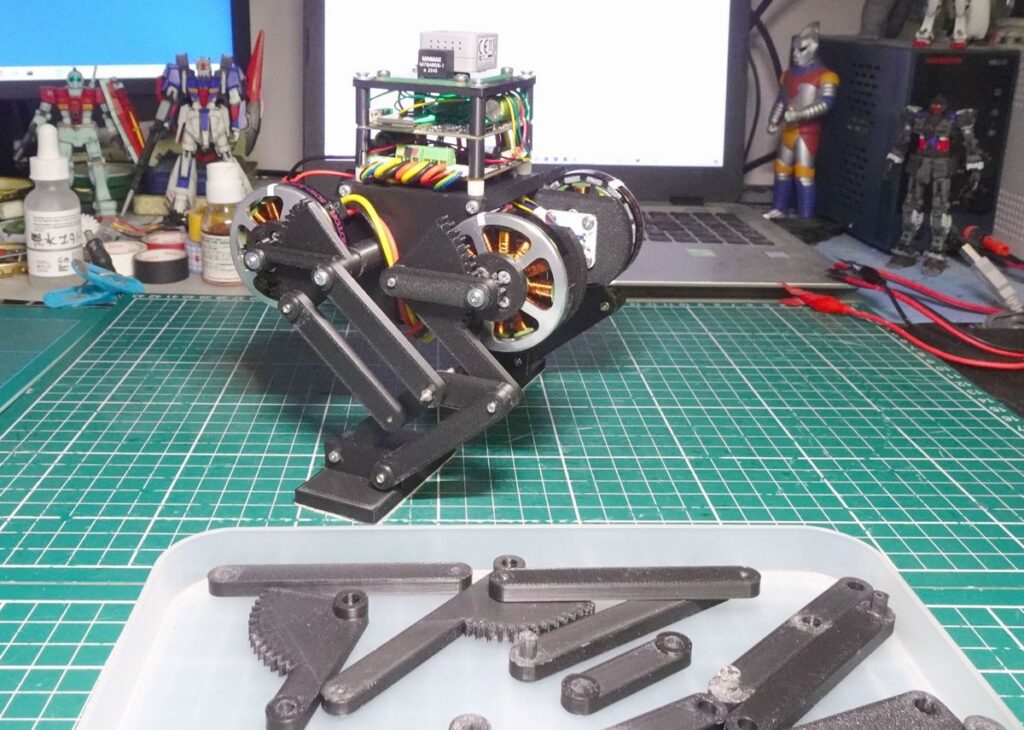 ブラシレスモータで2足歩行ロボット4 ー バランス動作 ー - 電子工作 - HomeMadeGarbage