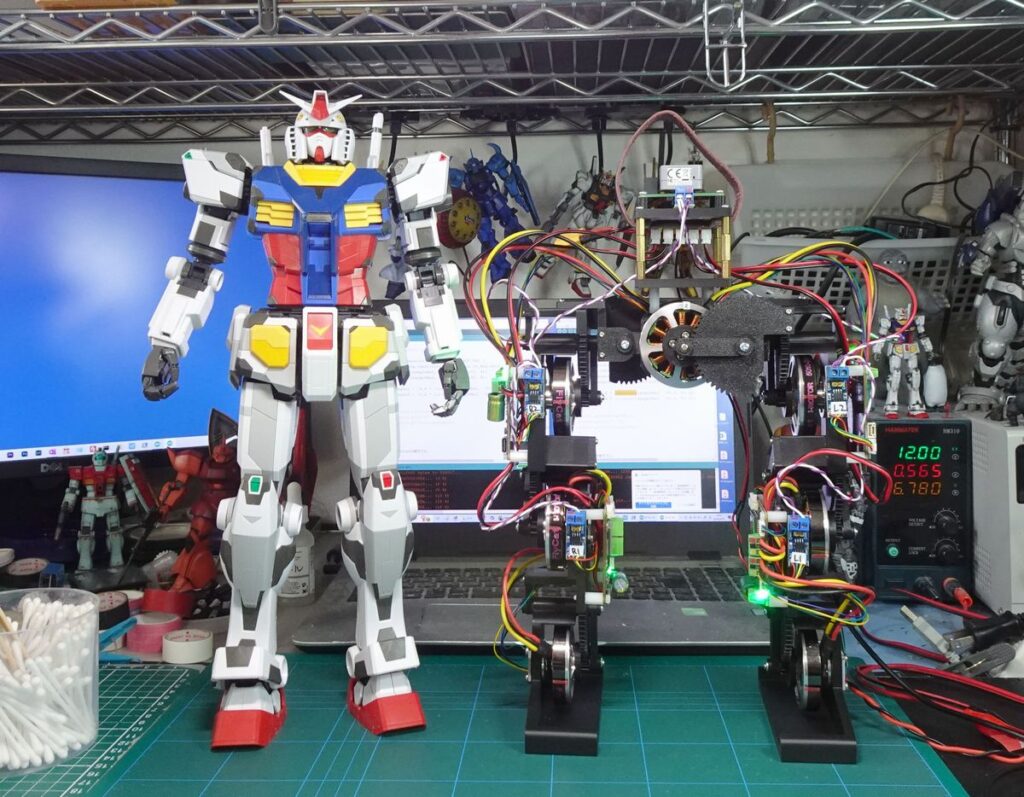 シリアルリンク 2足歩行ロボットの製作2 ー 機体完成 ー - 電子工作 - HomeMadeGarbage