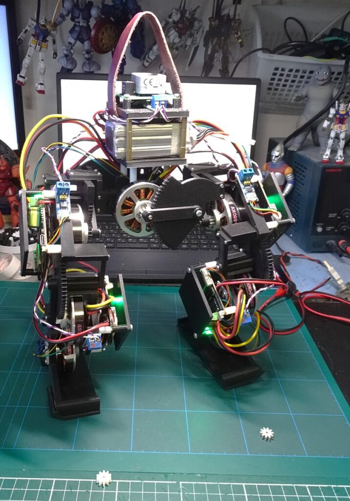 シリアルリンク 2足歩行ロボットの製作6 ー 歯車検討 ー - 電子工作 - HomeMadeGarbage